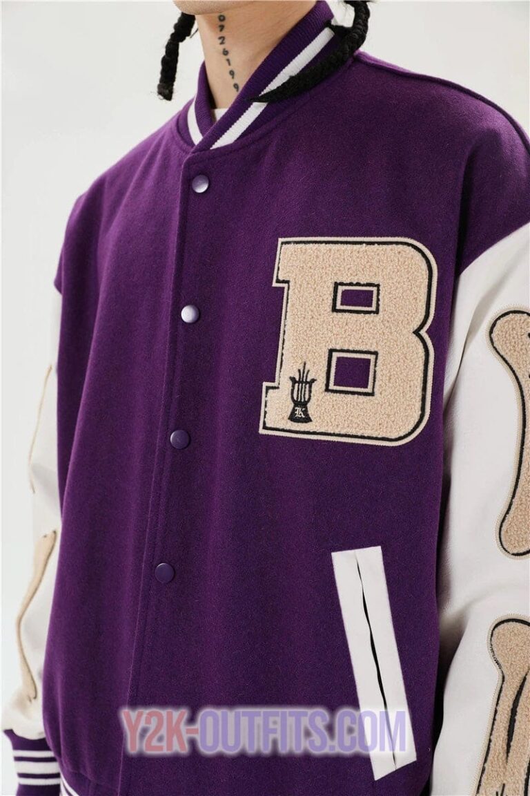 Y2K Varsity Jacket | Y2K Outfits