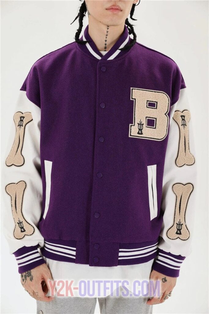 Y2K Varsity Jacket | Y2K Outfits