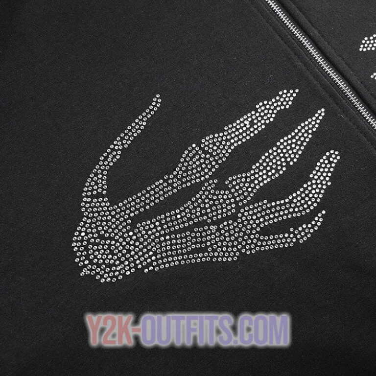 Skull Hoodie Y2K | Y2K Outfits