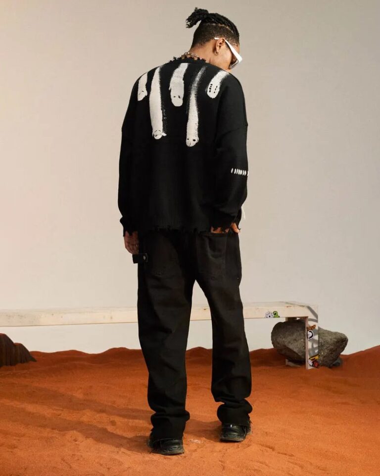 Ghost Knit Sweater | Y2K Outfits